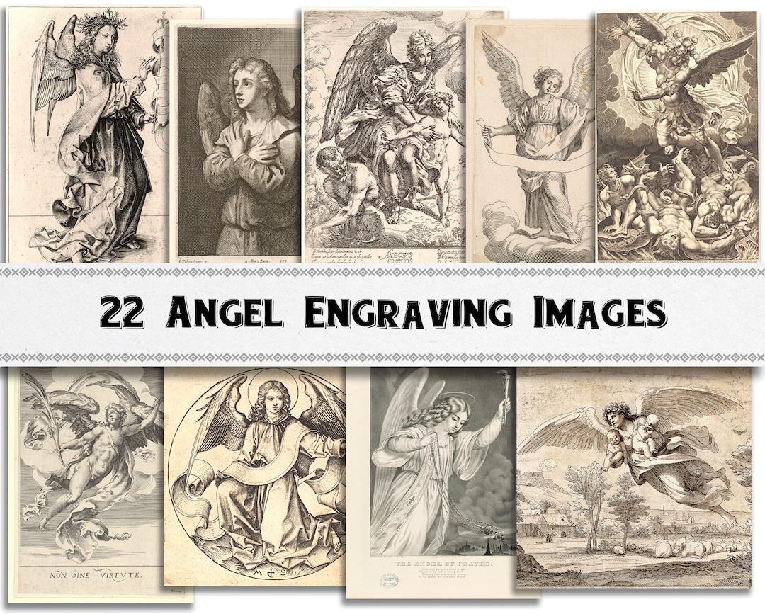Medieval Gothic Angel Images / Digital Download / Commercial - Etsy