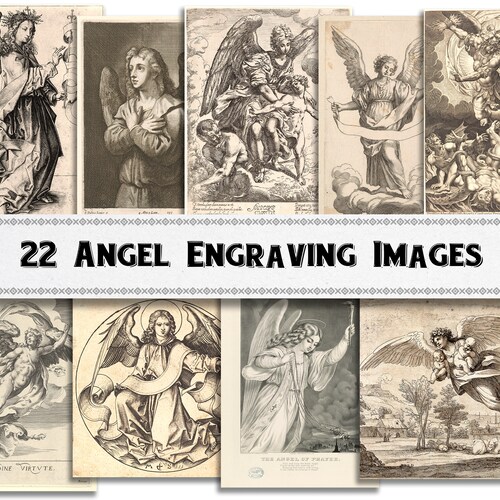 Medieval Gothic Angel Images / Digital Download / Commercial - Etsy