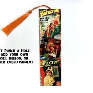 True Crime Mystery Printable Bookmarks / Digital Download / Detective ...