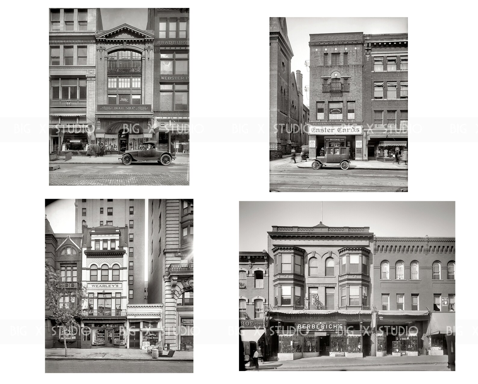 Vintage Storefront Street Scene Photograph Collection / Digital ...