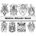 Medieval Heraldry / Coat of Arms / SVG Images / Digital Download ...