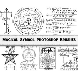 Arcane Magic Symbol Photoshop Brushes / Digital Download / Commercial ...