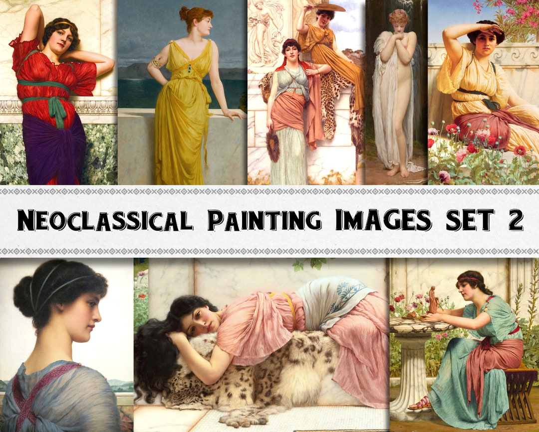 Neoclassical Painting Images Set 2 / Digital Download / Bisson - Etsy