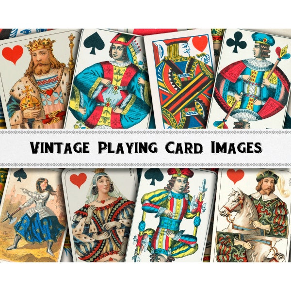 Vintage Playing Cards - Etsy