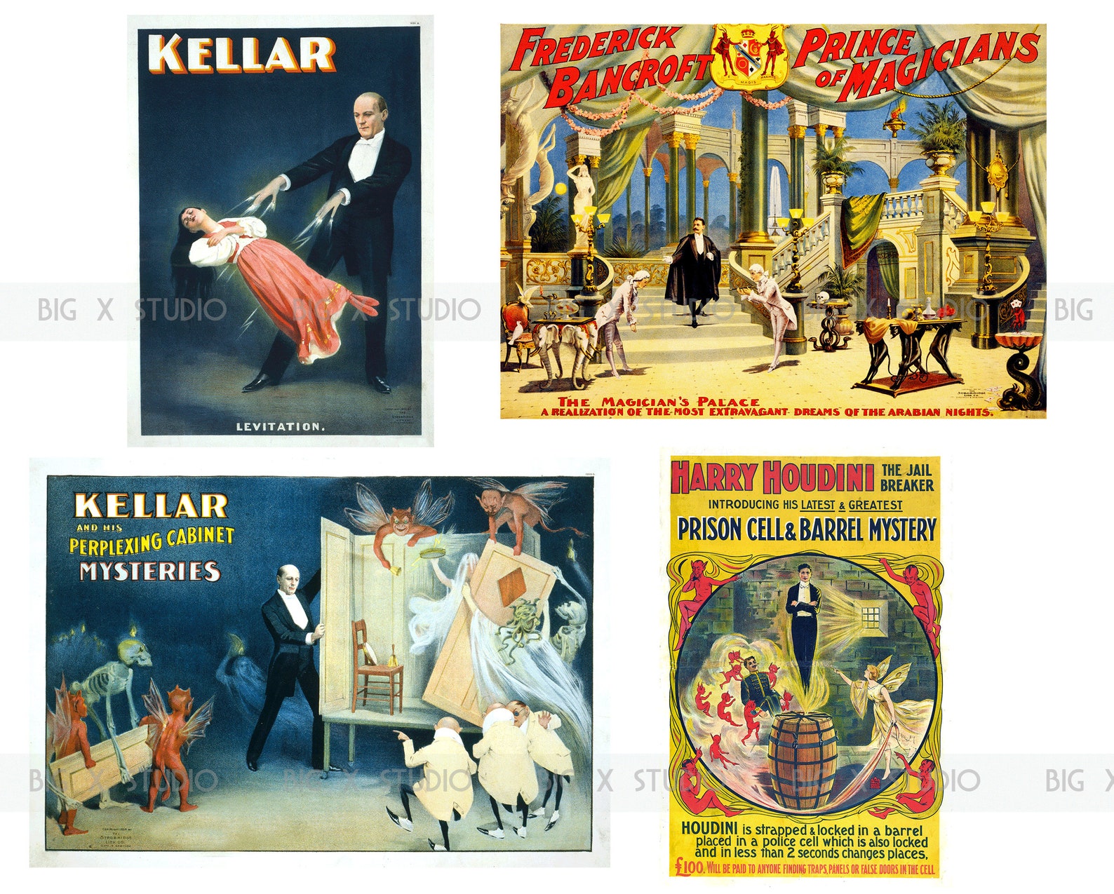 Black Magic Poster Images Set 2 / Digital Download / Commercial Use ...