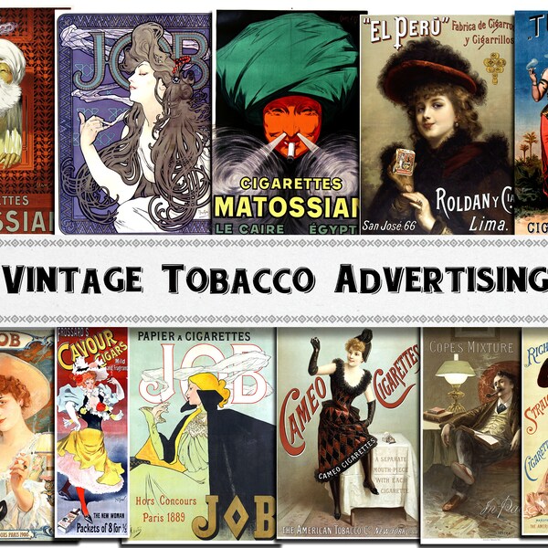 Tobacco Advertising - Etsy
