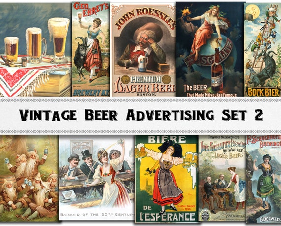 Vintage Beer Advertising Images Set 2 / Digital Download / | Etsy