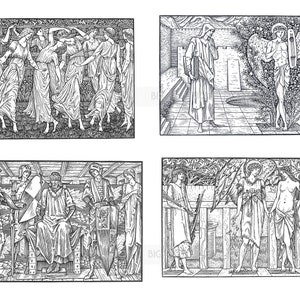Medieval Renaissance Engraving Woodcut Images Set 2 / Digital Download ...