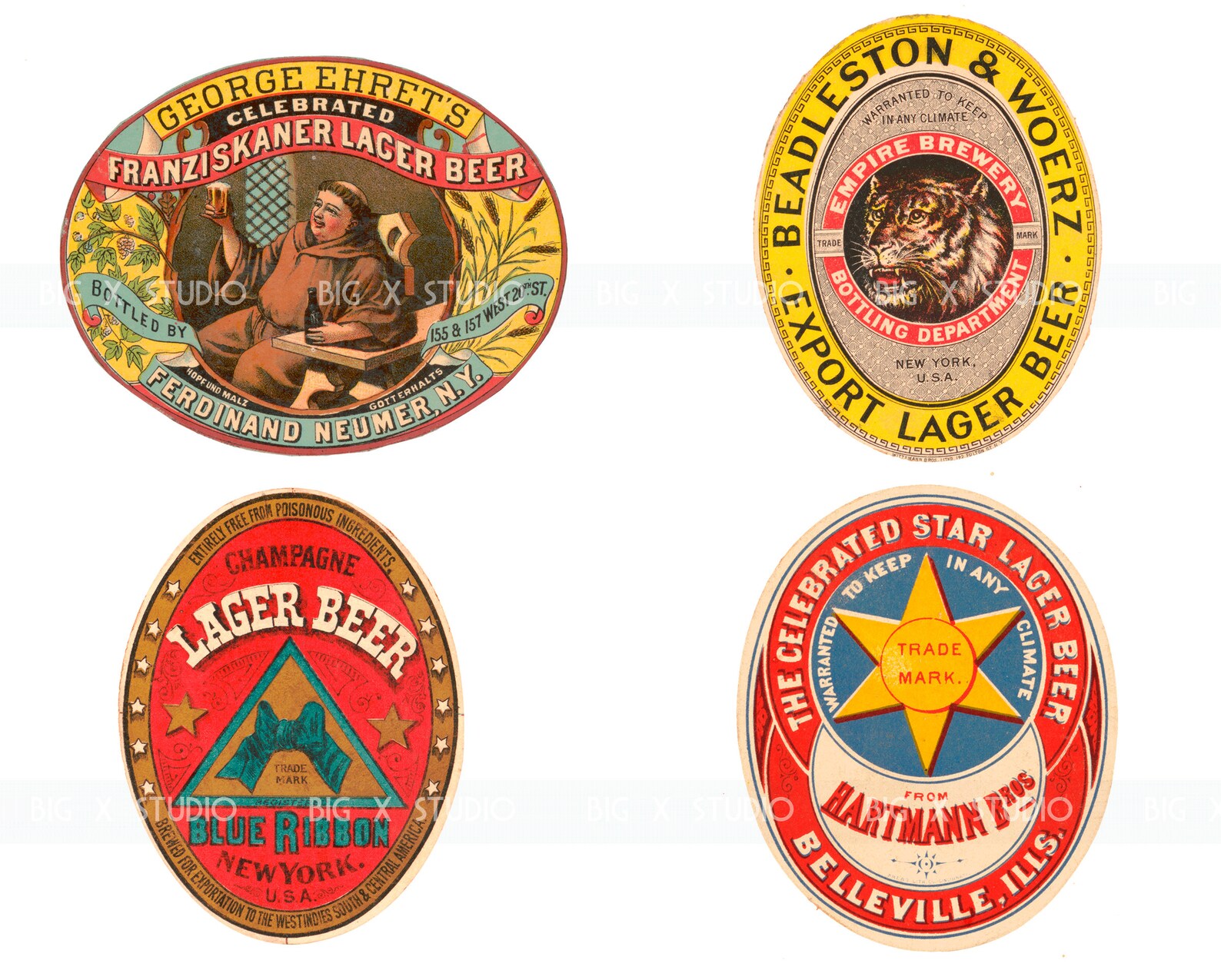 Vintage Beer Label PNG Images / Digital Download / Commercial - Etsy