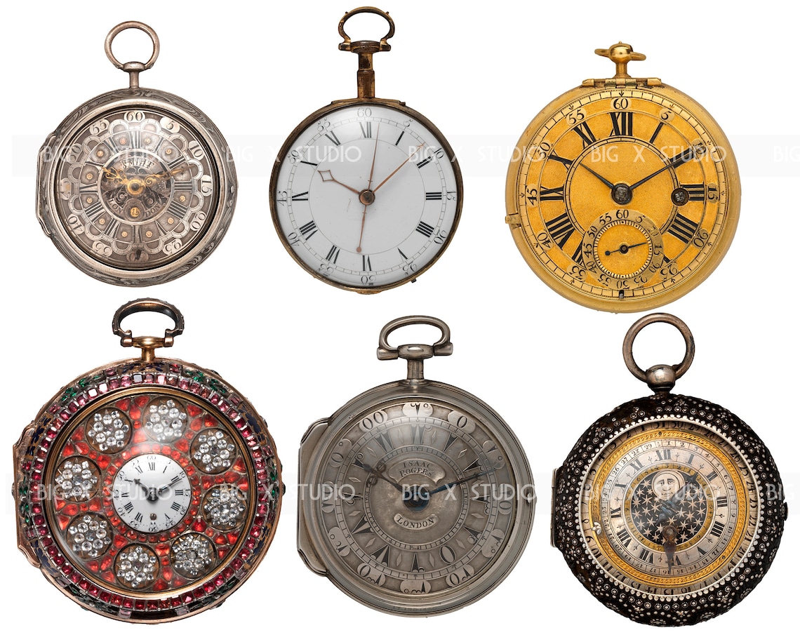 Victorian Pocket Watch Images / Digital Download / Commercial | Etsy