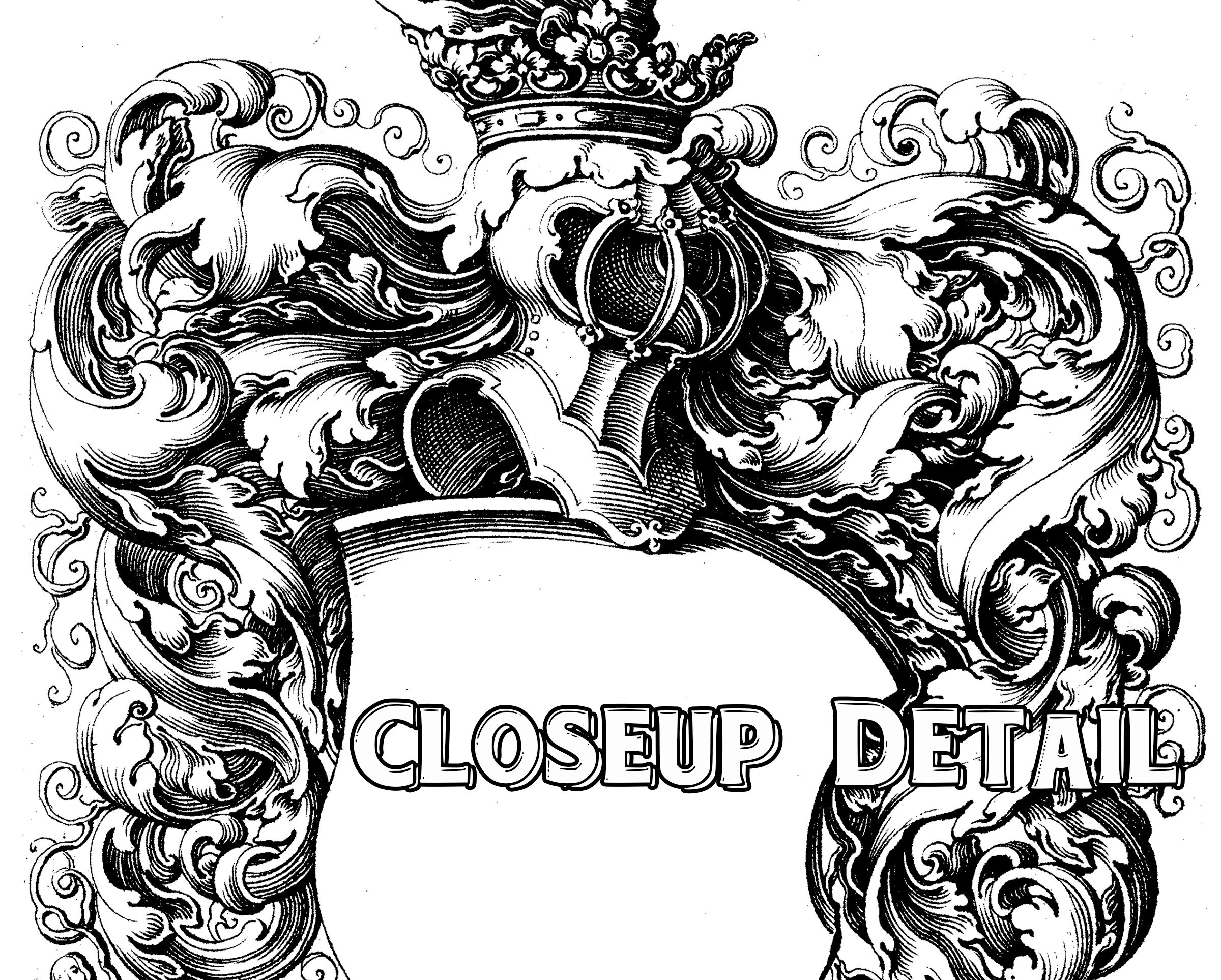 Medieval Cartouche Frame Border Images / Digital Download / Commercial ...