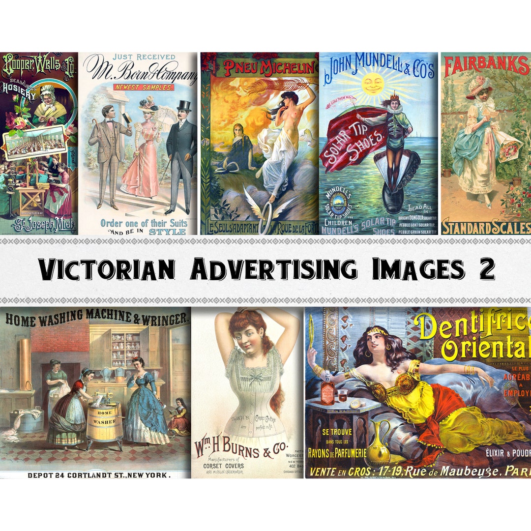 Victorian Advertising Images Set 2 / Digital Download / Commercial Use ...