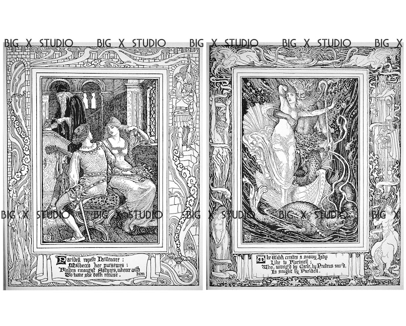 Medieval Renaissance Engraving Woodcut Images / Digital - Etsy