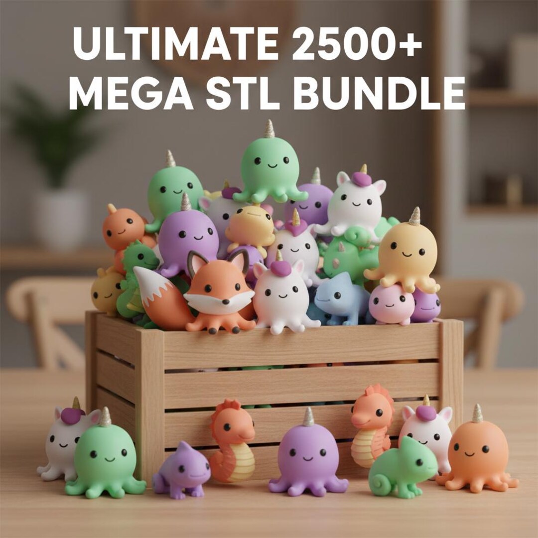 Ultimate Flexi STL Bundle: 2000+ Articulated 3D Print Models | Dragons ...