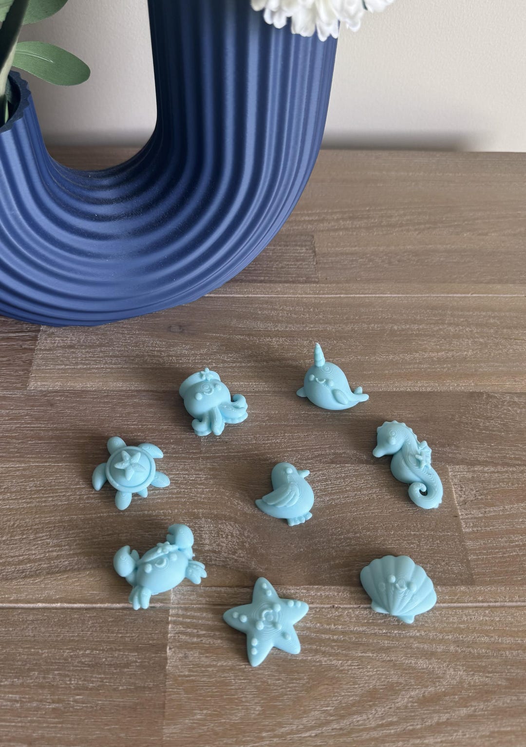 3D Printed Sea Creature Magnets | Coastal Beach House Decor - Etsy