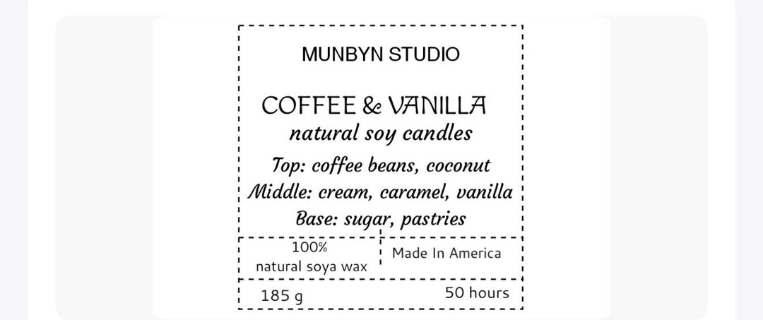 Custom Ingredients List Stickers (200 Stickers) - Etsy