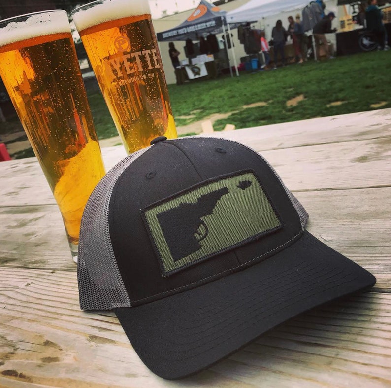Idaho Tree-gun Patch Adjustable Hat BANANA Ink - Etsy