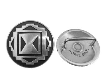 Pair Texas Star Conchos Bridle Loop Back Horse Tack Headstall Scarf ...