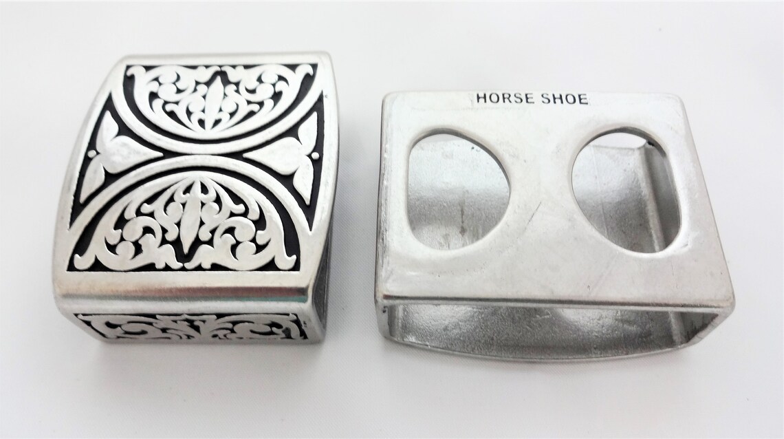 Jeremiah Watt Pair Rear Flank Back Cinch Billet Loops Stainless Steel ...