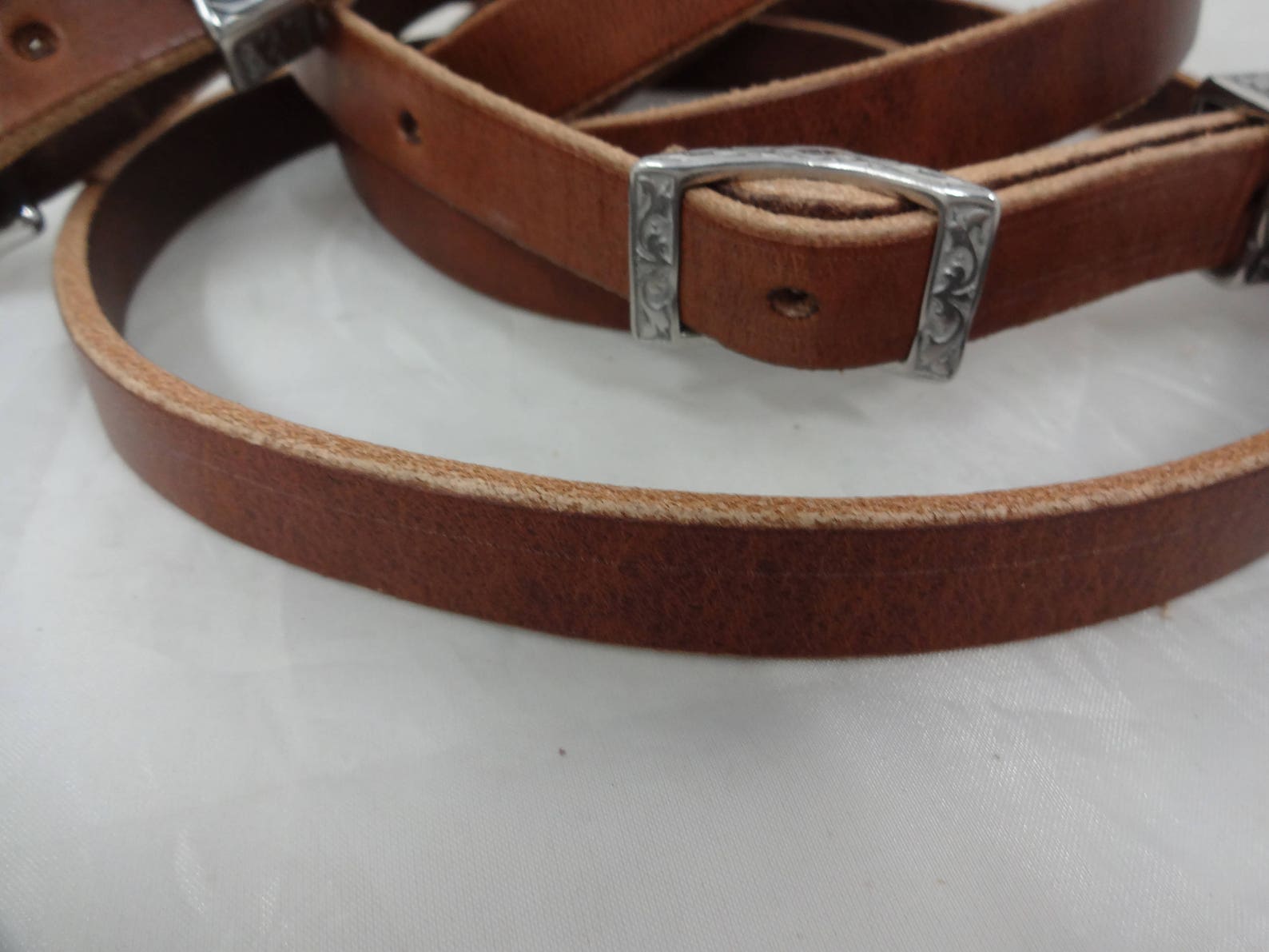 Brown Latigo Leather Roping Barrel Rein 5/8" X 8' Jeremiah Watt ...