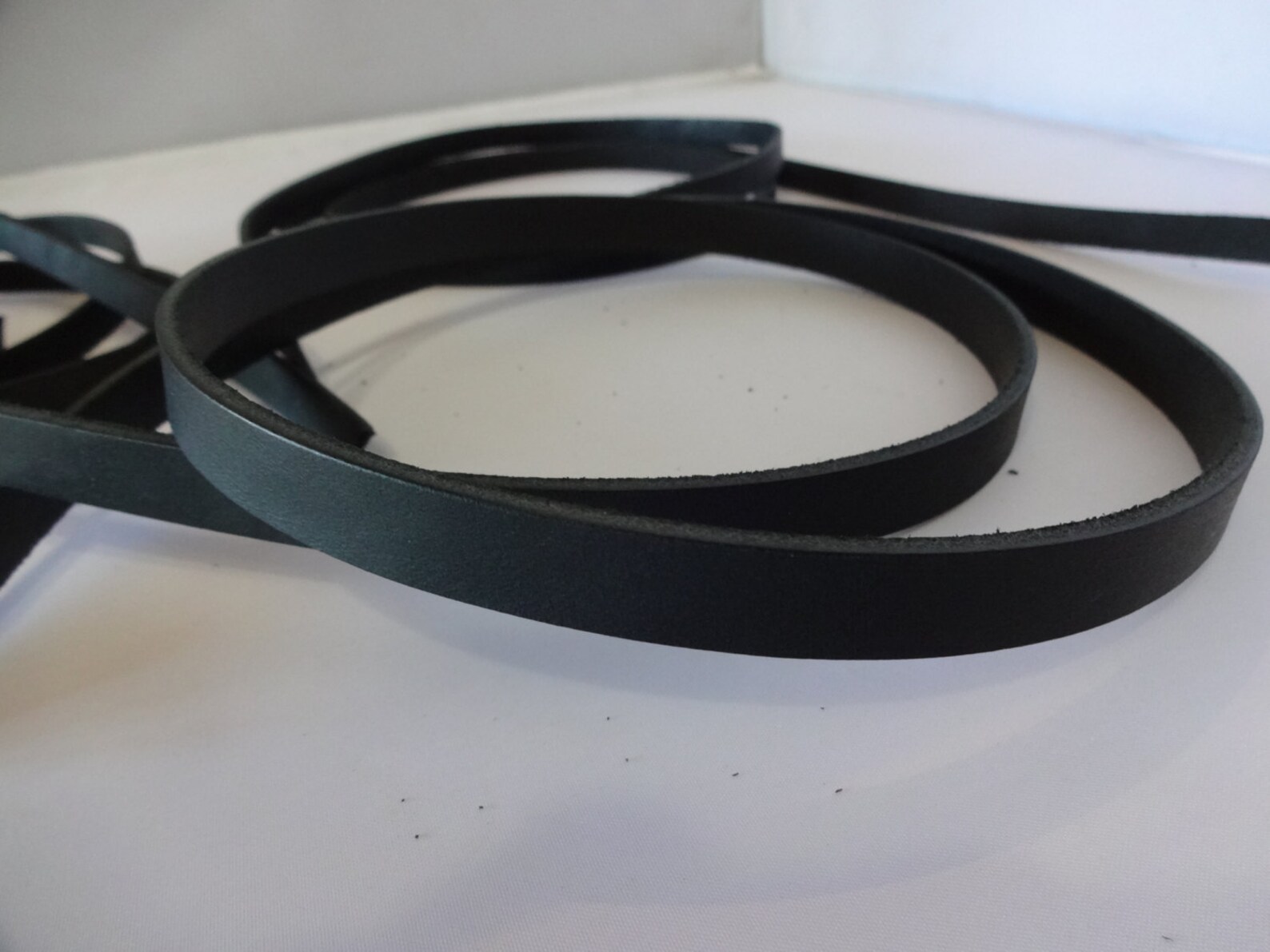 Pair Black Latigo Saddle Strings Weaver Leather Lengths Widths Horse ...