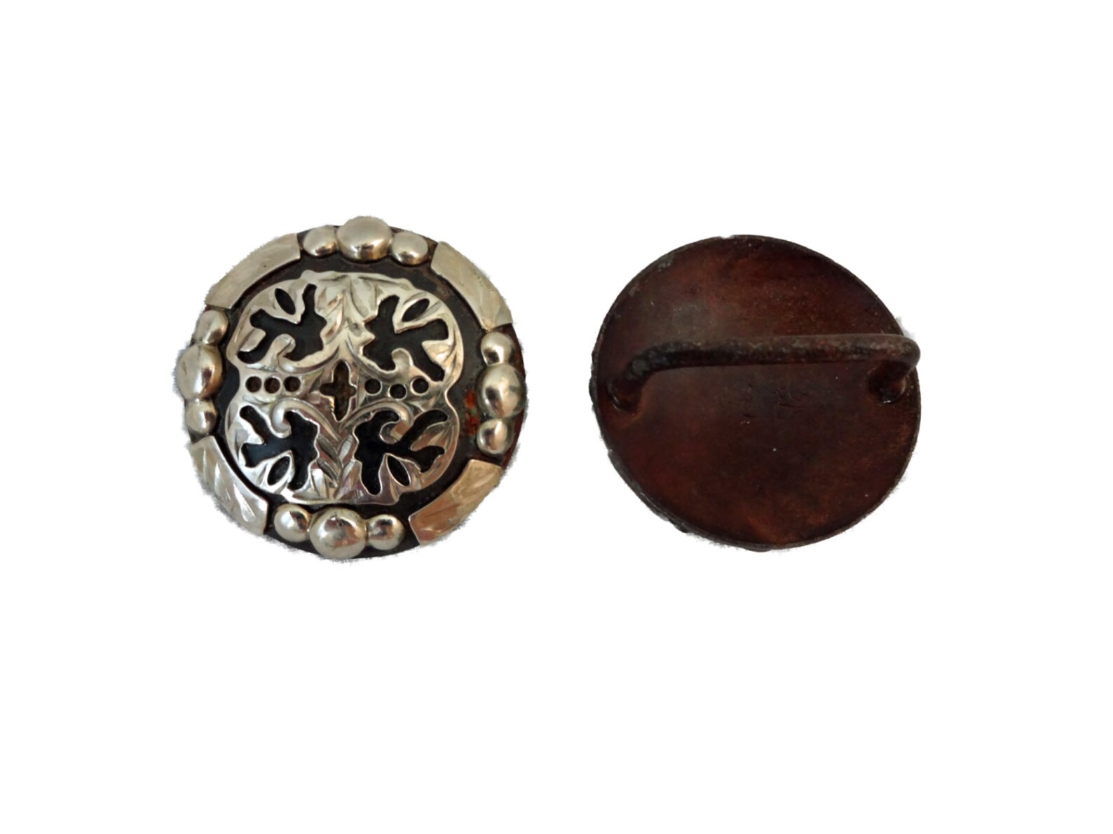 New Pair Clovis Hansen Western Gear Bridle Loop Back Conchos - Etsy