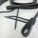 Heavy Split Reins Black Hermann Oak Harness Leather West Coast Tack ...