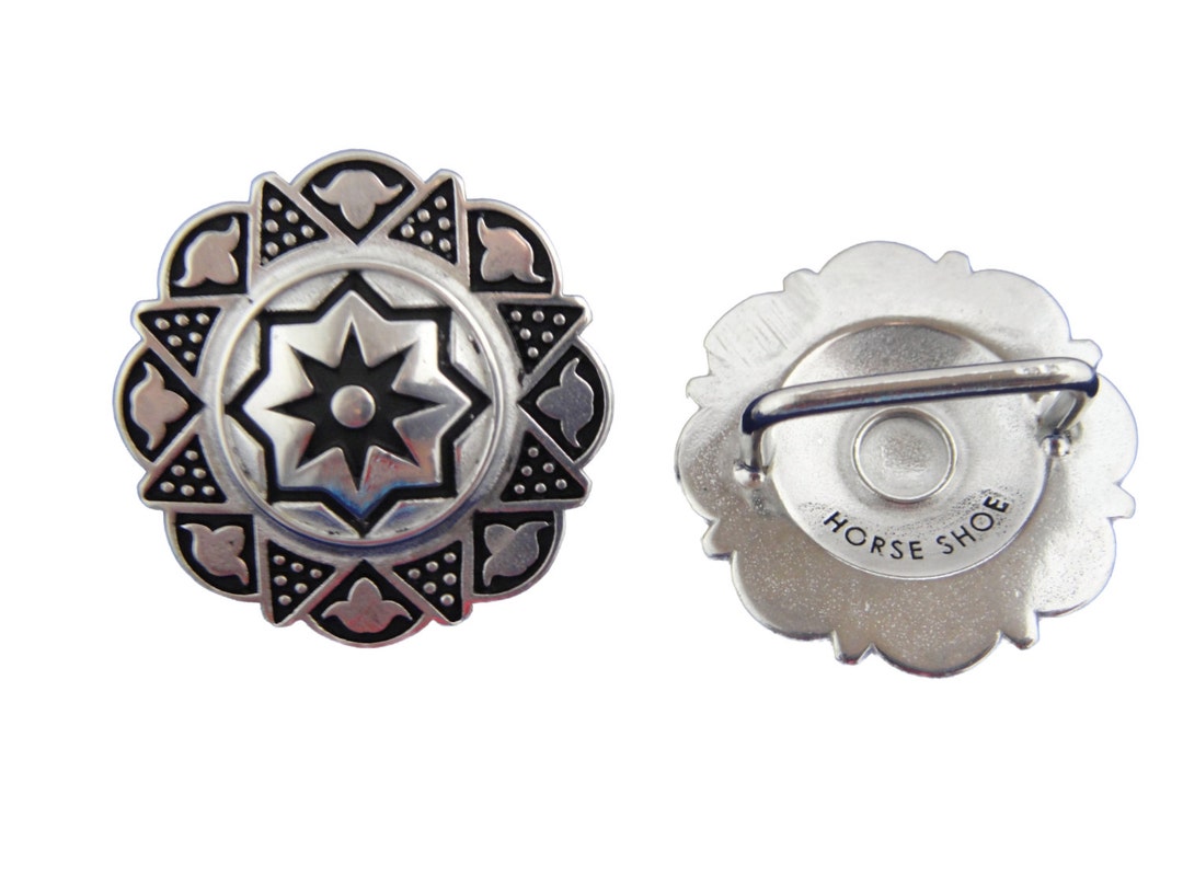 New Pair Jeremiah Watt Bridle Loop Back Conchos Moroccan Polka Dot ...