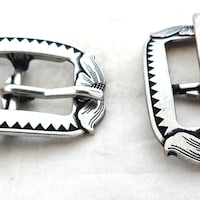 Turquoise & Copper Buckle W Keeper, 3/4" Buckle, Western Buckle ...