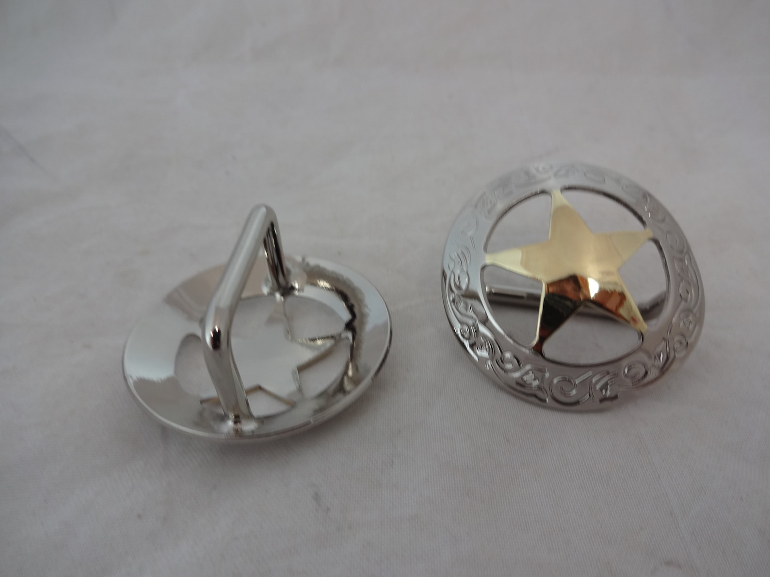 Pair Texas Star Conchos Bridle Loop Back Horse Tack Headstall | Etsy