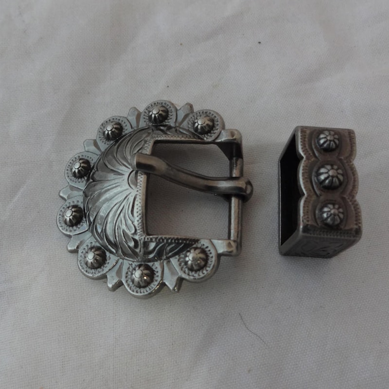 Concho Belt Buckle - Etsy