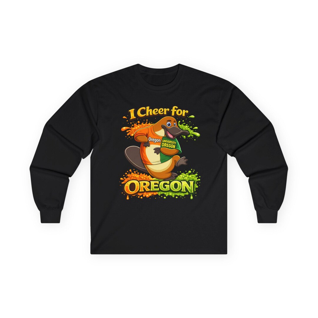 I Cheer for Oregon Platypus Oregon State/u of O Long Sleeve Tee ...