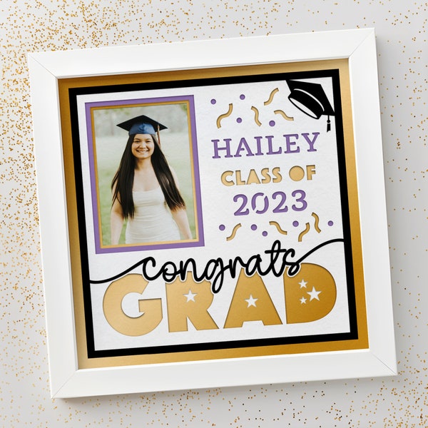 Grad Svg Shadow Box - Etsy