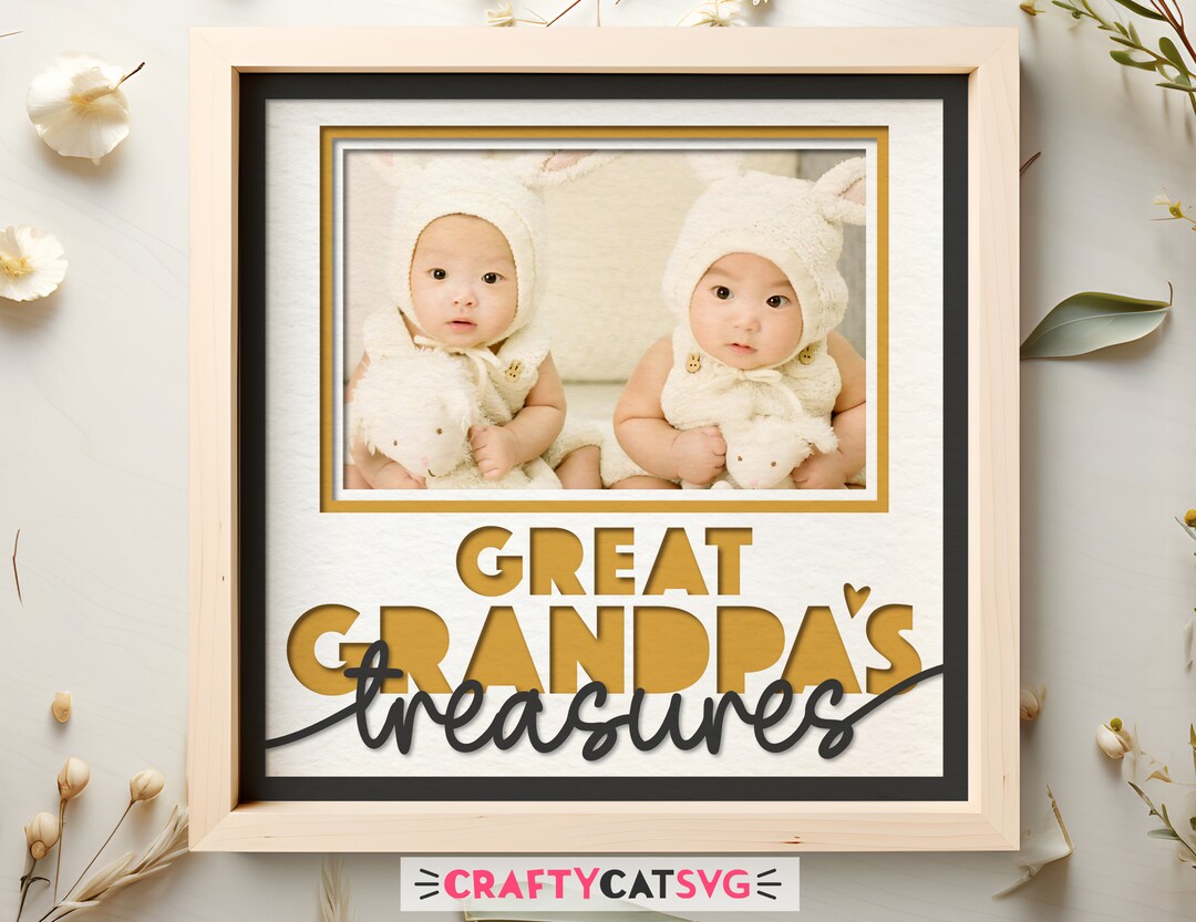 Great Grandpa Shadow Box SVG Files for Father's Day, 3d SVG Cricut ...