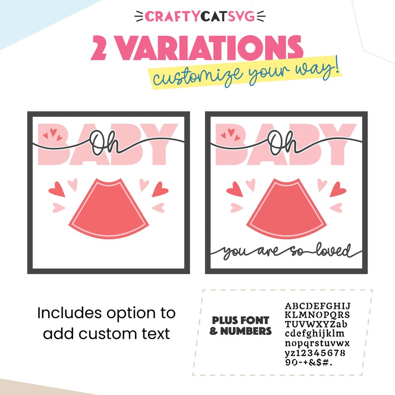 Baby Ultrasound Shadow Box SVG: Pregnancy Announcement Decor (digital ...