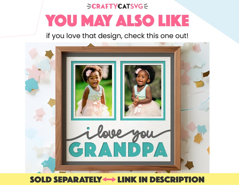 Great Grandpa Shadow Box SVG Files for Father's Day, 3d SVG Cricut ...