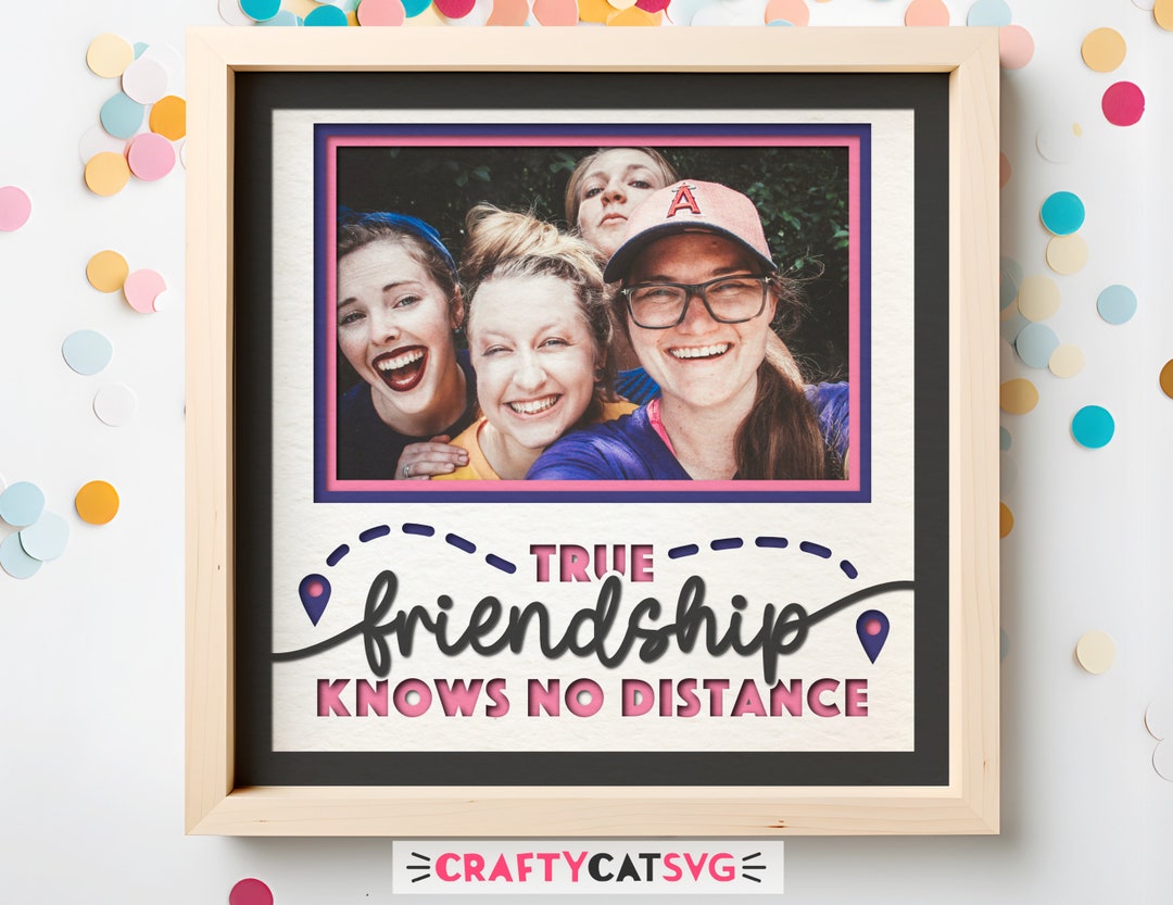 Friendship Shadow Box SVG Files for Cricut Projects, Handmade ...