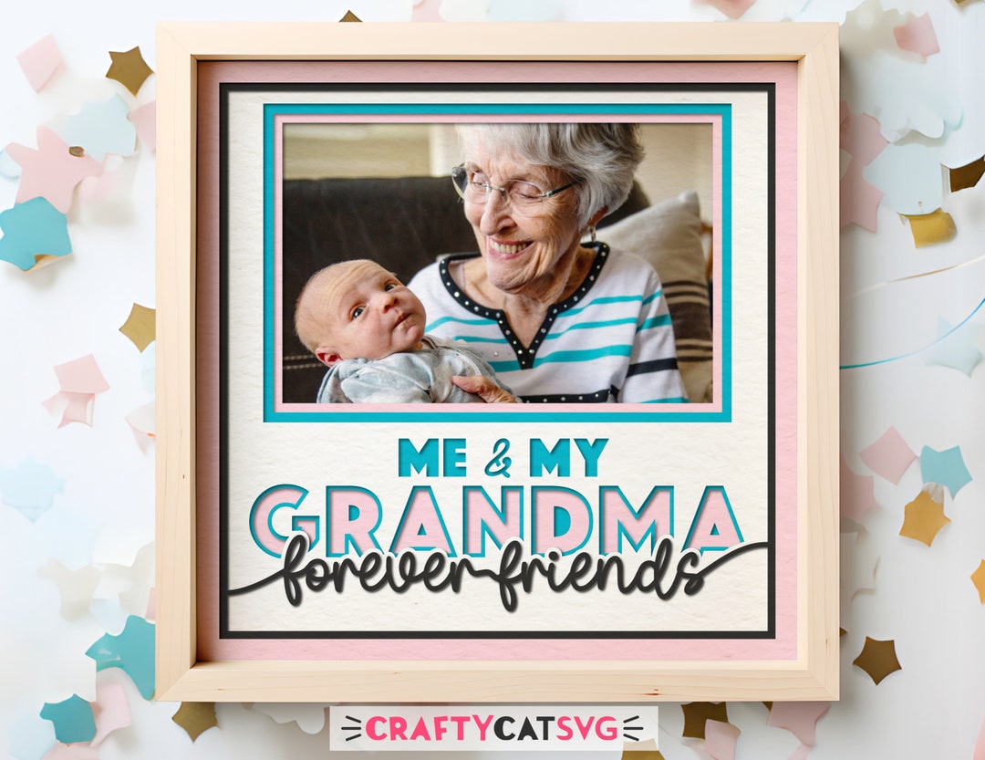 Grandma Shadow Box SVG: 3D Layered Paper Craft (digital Download - Etsy