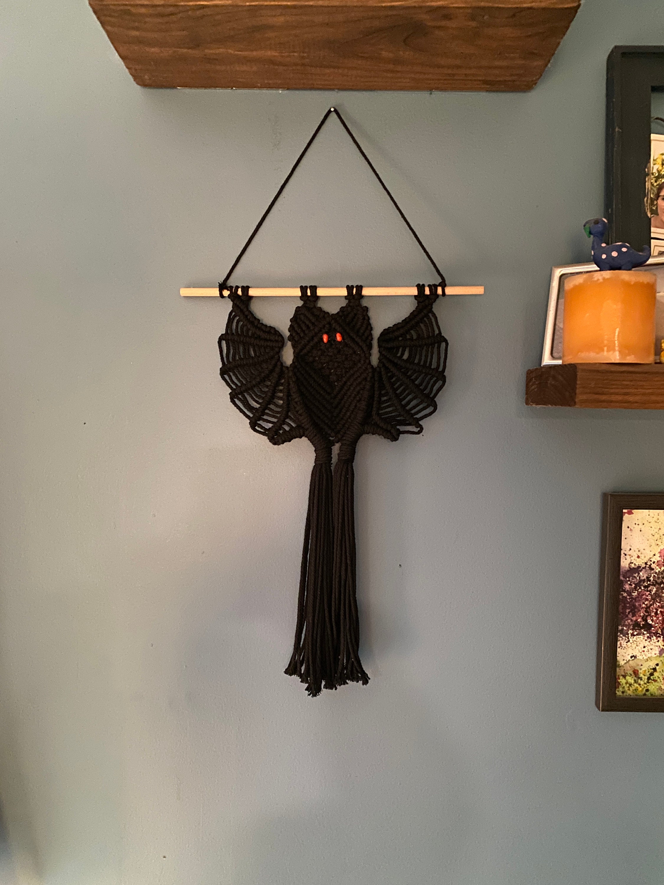 Macrame Bat Wall Hanging - Etsy