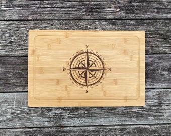 Wood Burned Compass - Etsy