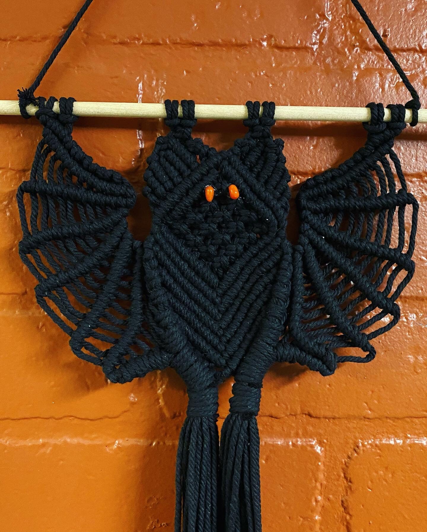 Macrame Bat Wall Hanging - Etsy