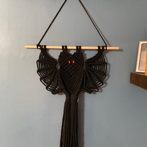 Macrame Bat Wall Hanging - Etsy