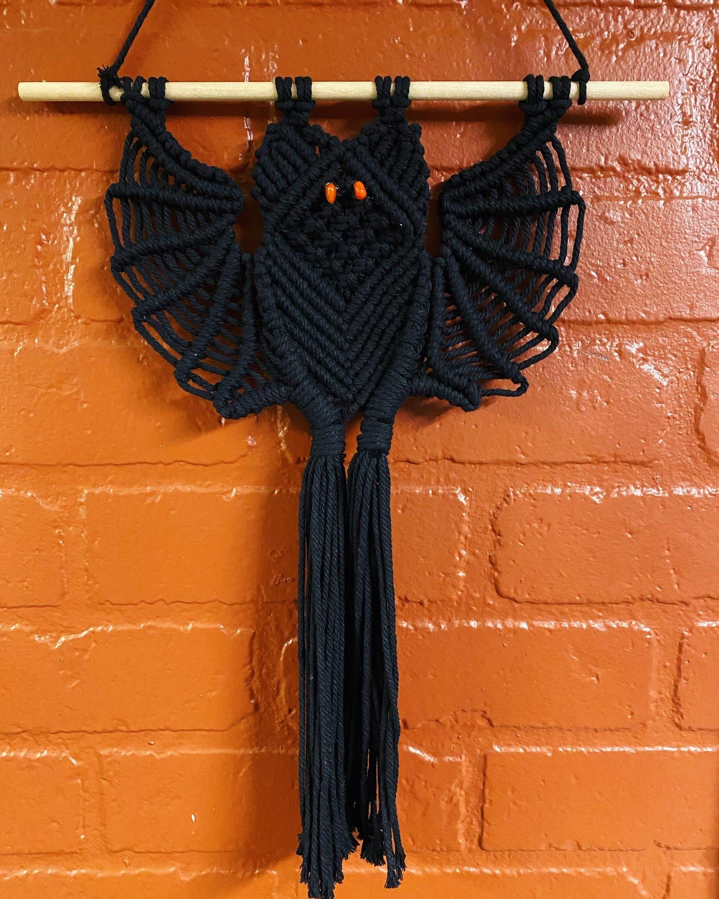 Macrame Bat Wall Hanging - Etsy
