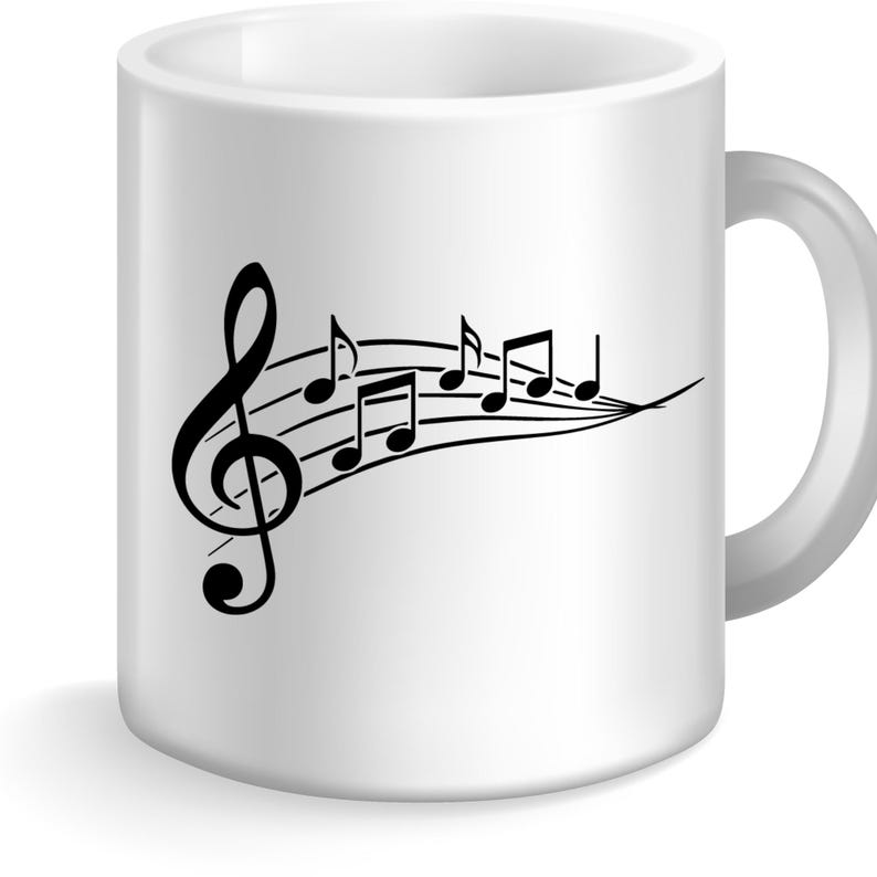 Musiknoten SVG Bundle, Violinschlüssel svg, Musiknoten PNG, Musik Staff ...