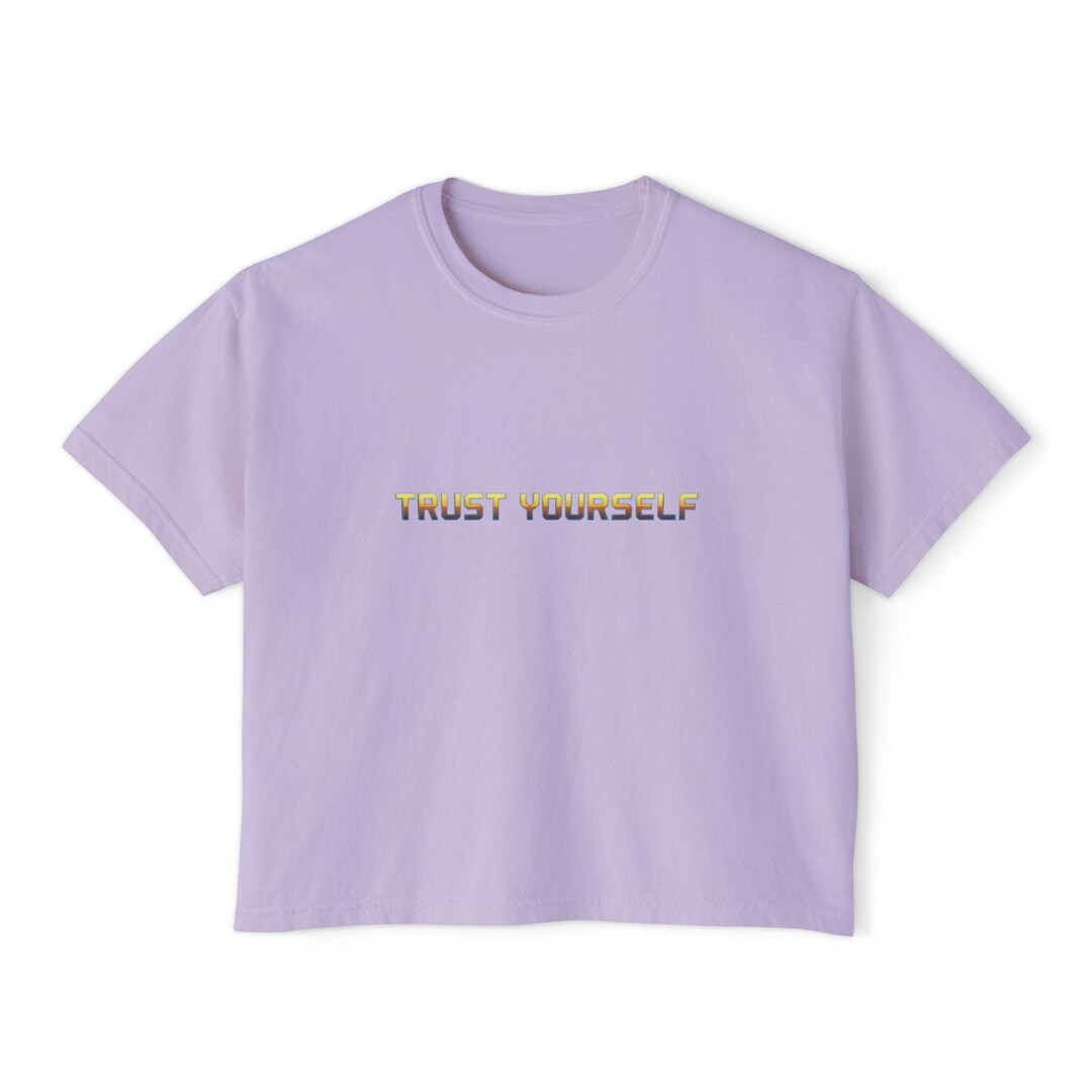 Trust Yourself - Sacred Giraffe Boxy Tee - Etsy