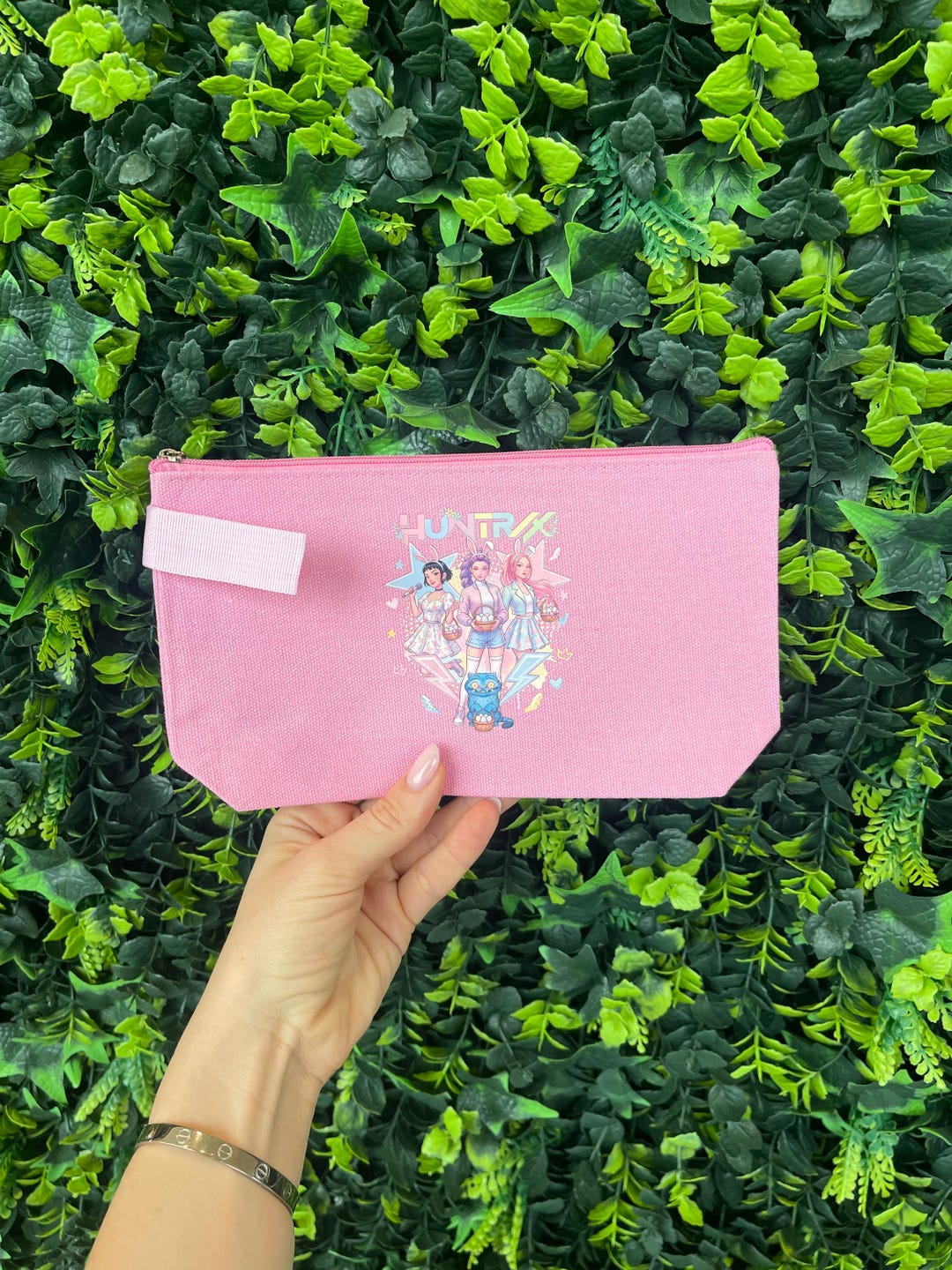 Kpop Demon Canvas Easter Case | Huntrix Pencil Case | Makeup Bag | Kpop ...