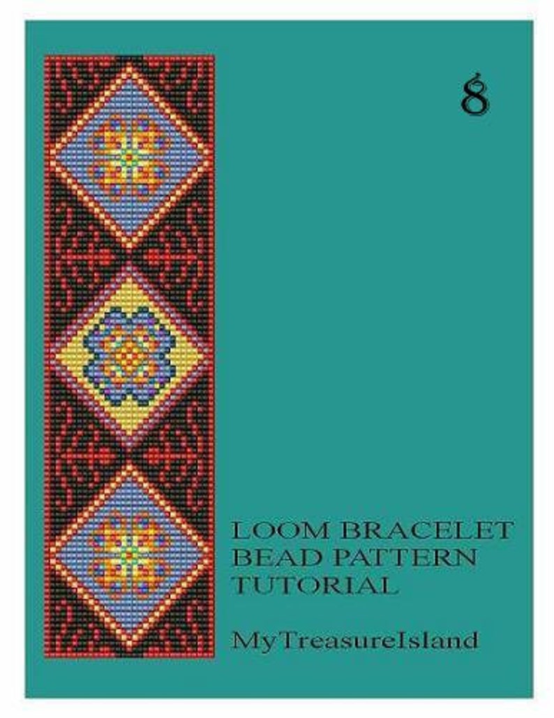 Bead Loom Vintage Motif 8, 9, 10, 11 Multi-color Bracelet Patterns PDF ...