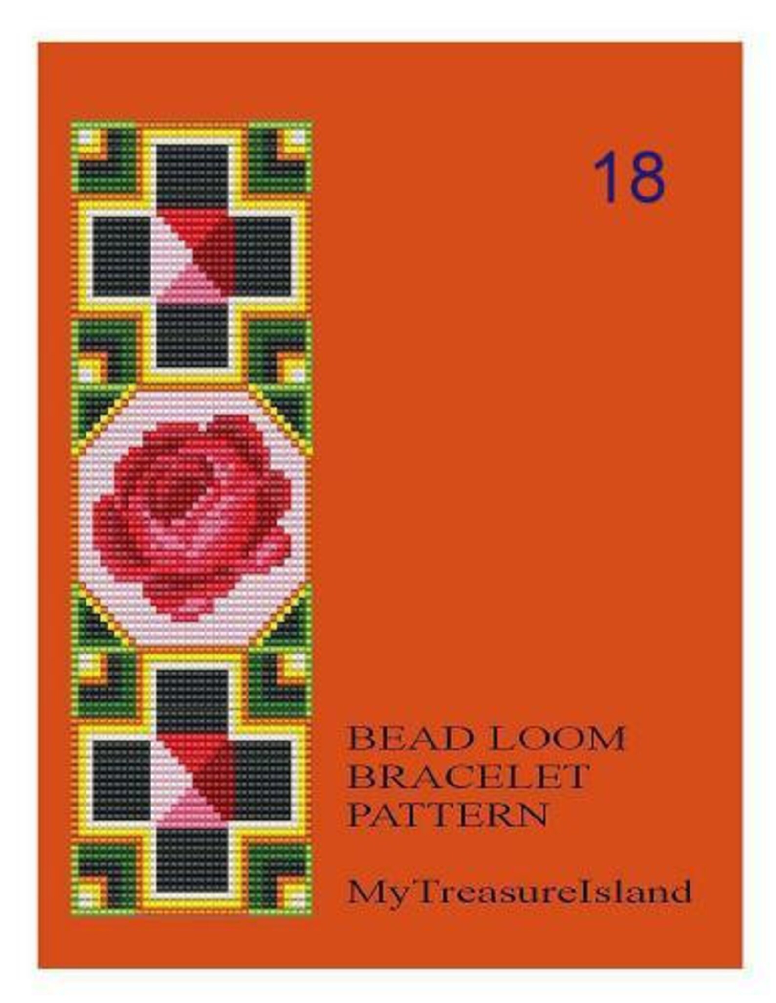 Bead Loom Vintage Motif 18, 21, 22 Multi-color Bracelet Patterns PDF - Etsy