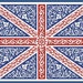 UK British Flag Union Jack Flag Cross Stitch Pattern Large Design ...