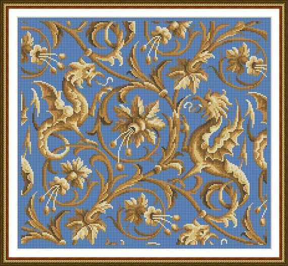 Antique Square Pillow Square Tapestry Square Rug Antique - Etsy